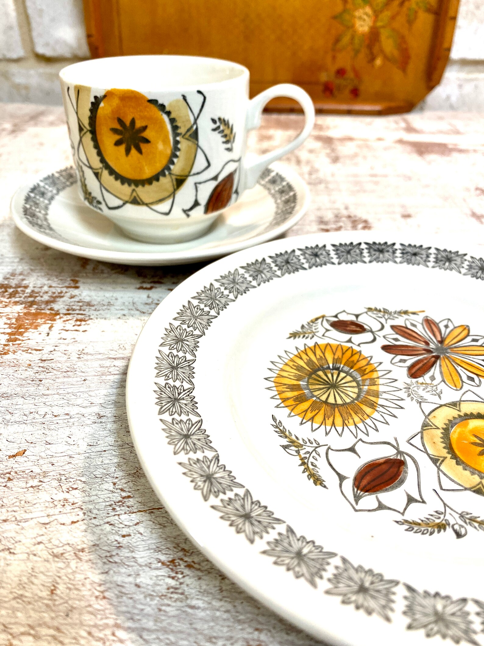 Vintage Kathy Winkle Calypso Trios Broadhurst Cup Saucer - Etsy Singapore