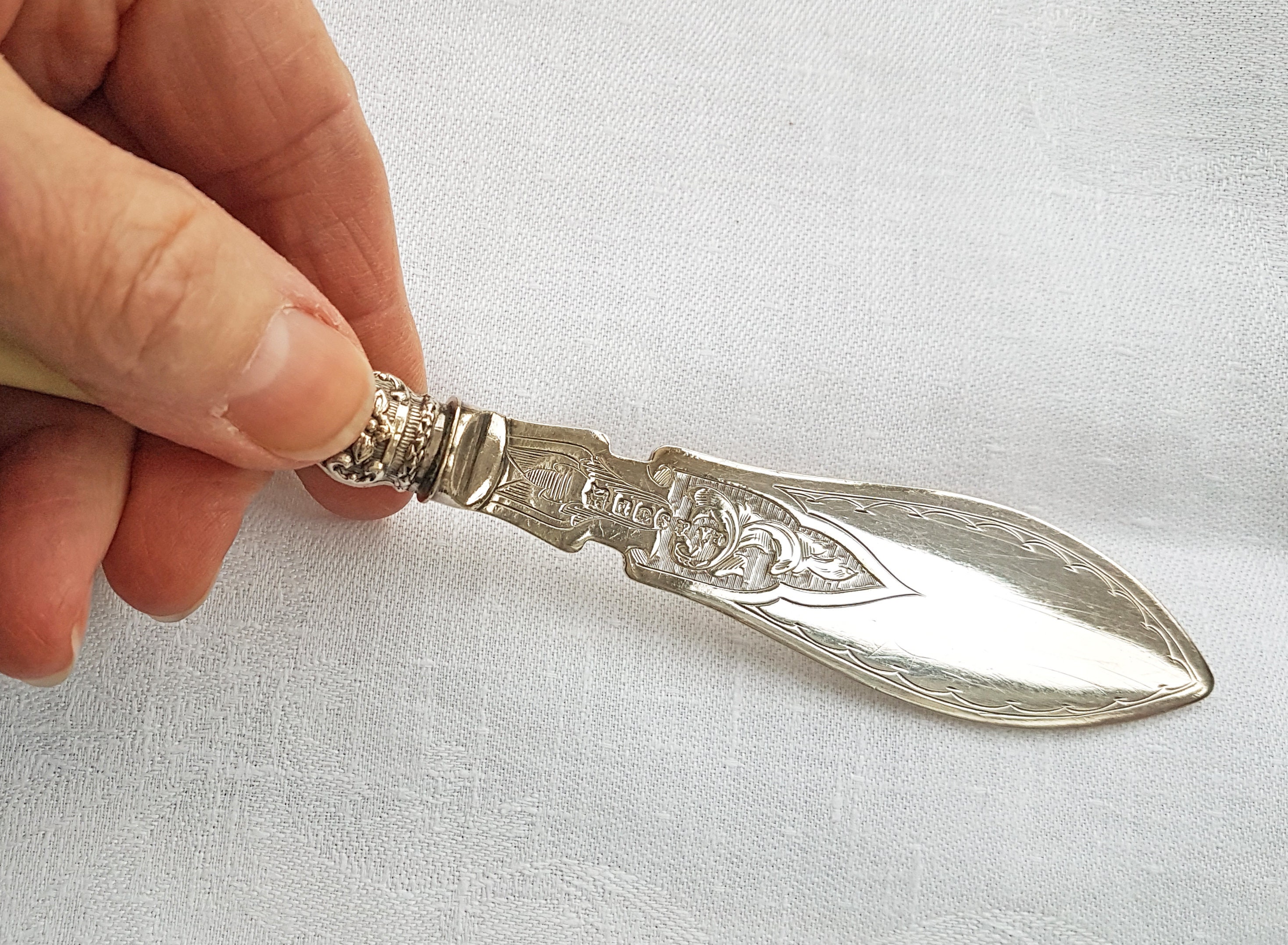 Antique Fish Knife EP Silver Plated Philip Ashberry & Sons of Sheffield ...