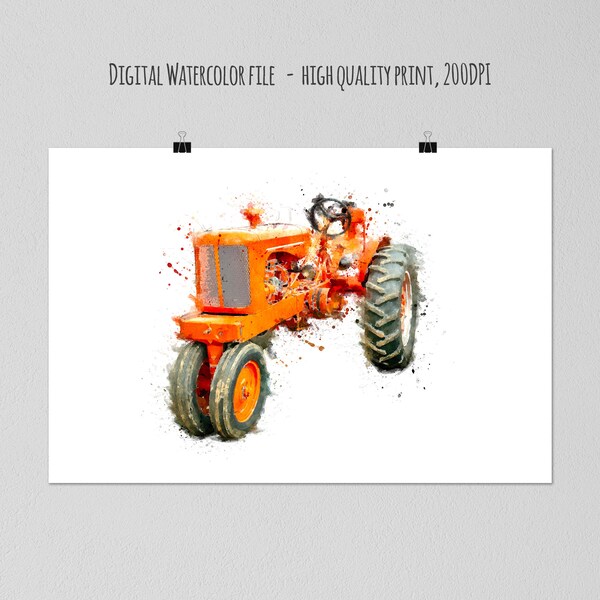 Tractor Downloadable Art - Etsy