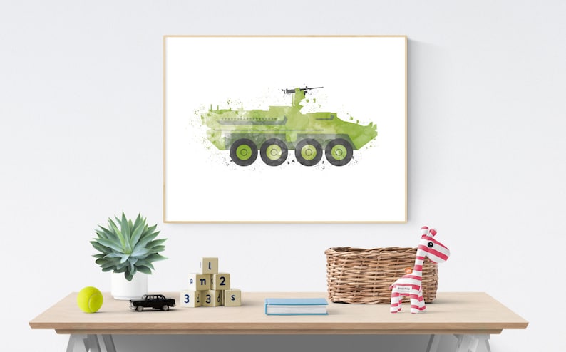 Army Wheeled Armored Car, Military Vehicle, Printable File - Etsy