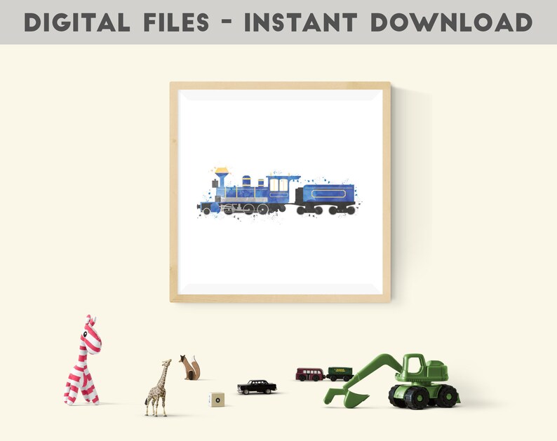 Transportation Kids Bundle, Transportation Nursery, Set of 6 Prints ...