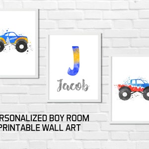 Boy Name Art Personalized Print Baby Shower Gift Custom Boy Name Art ...