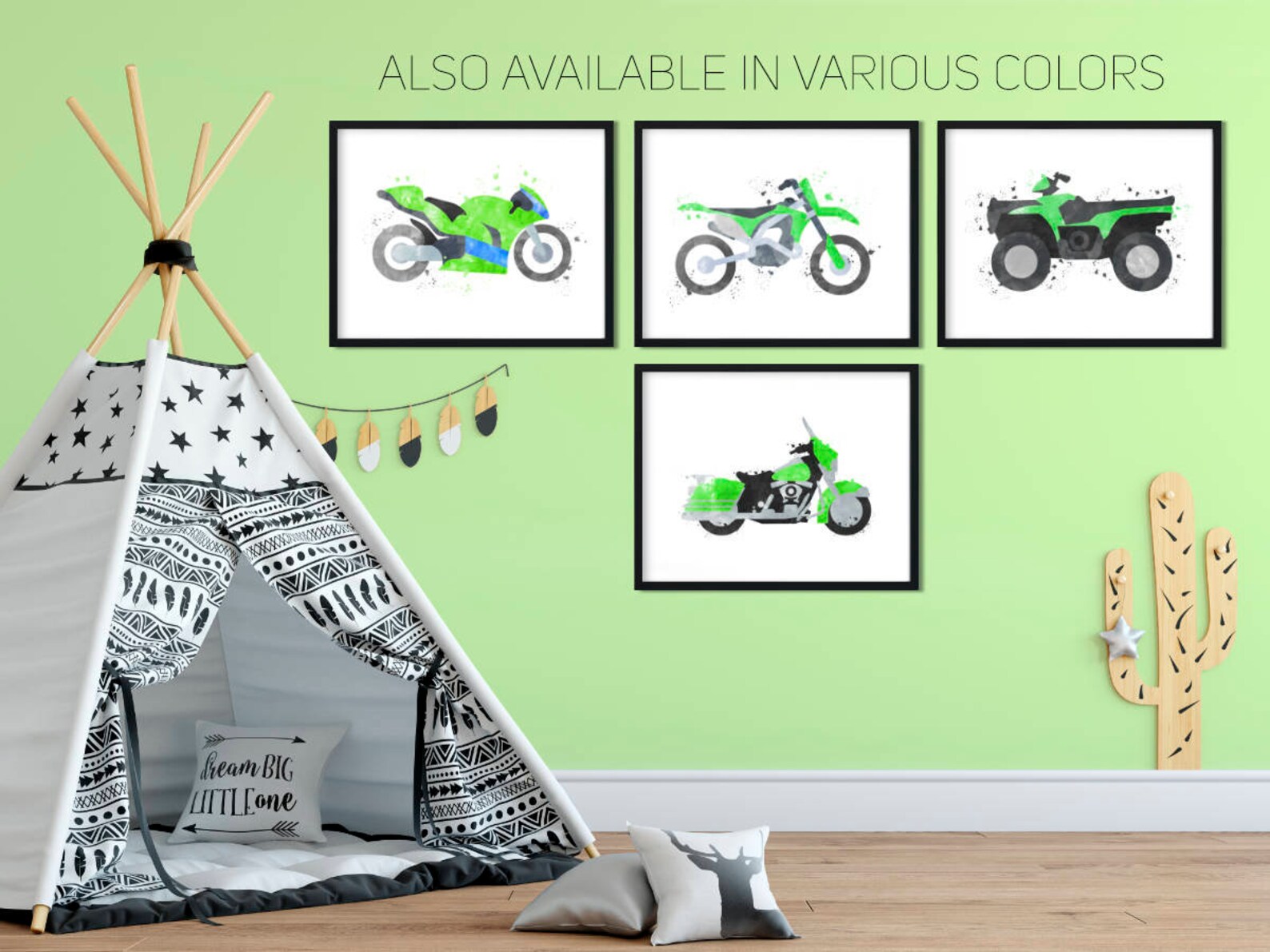 Quad Bike Print, ATV Printable, Quad Wall Art, Terrain Car, Nursery Art ...