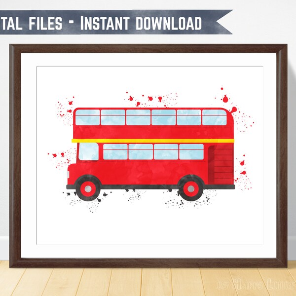 Double Decker Bus - Etsy