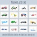 Transportation Kids Bundle Transportation Nursery Set of 9 - Etsy