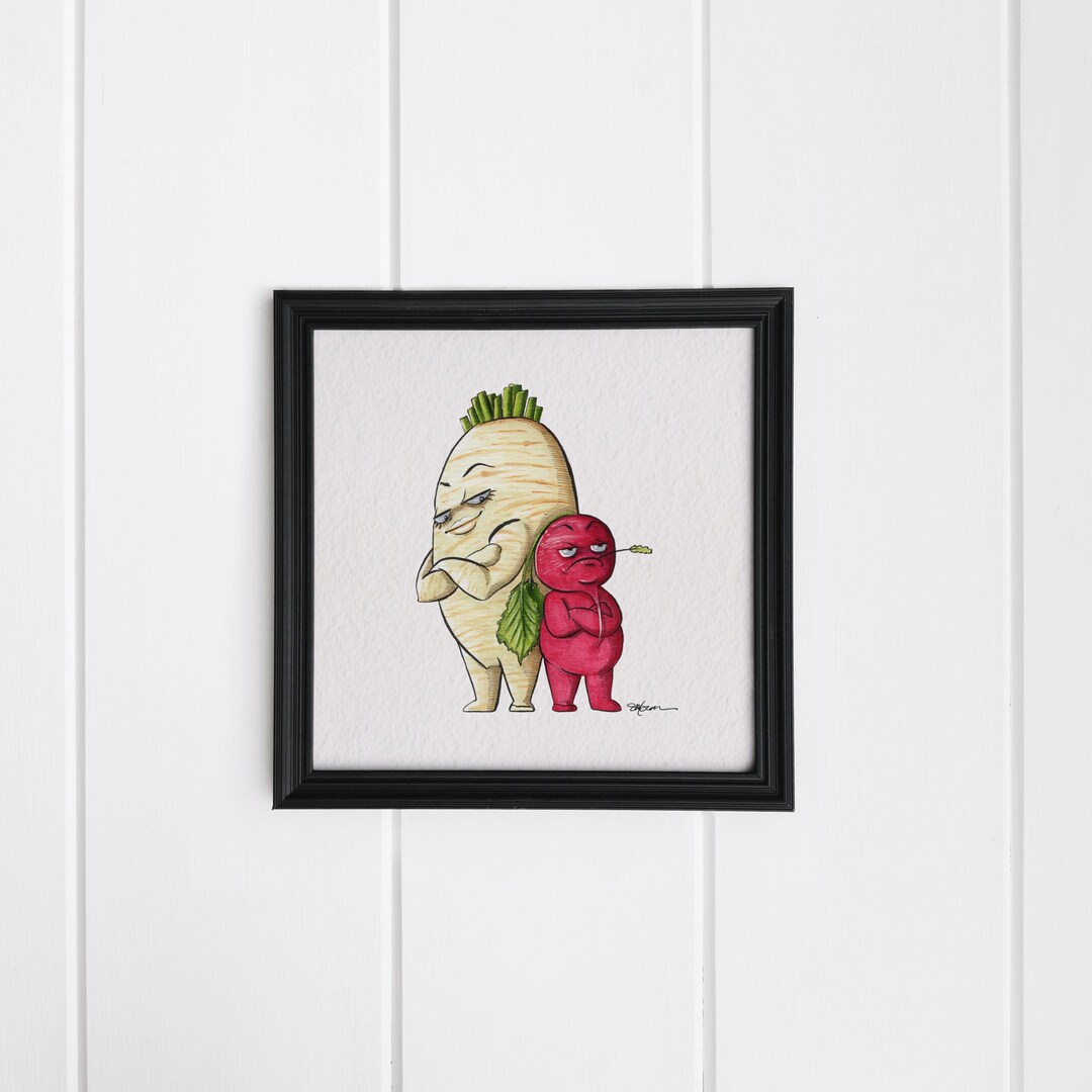 Radish Daikon Veggie Pals - Etsy