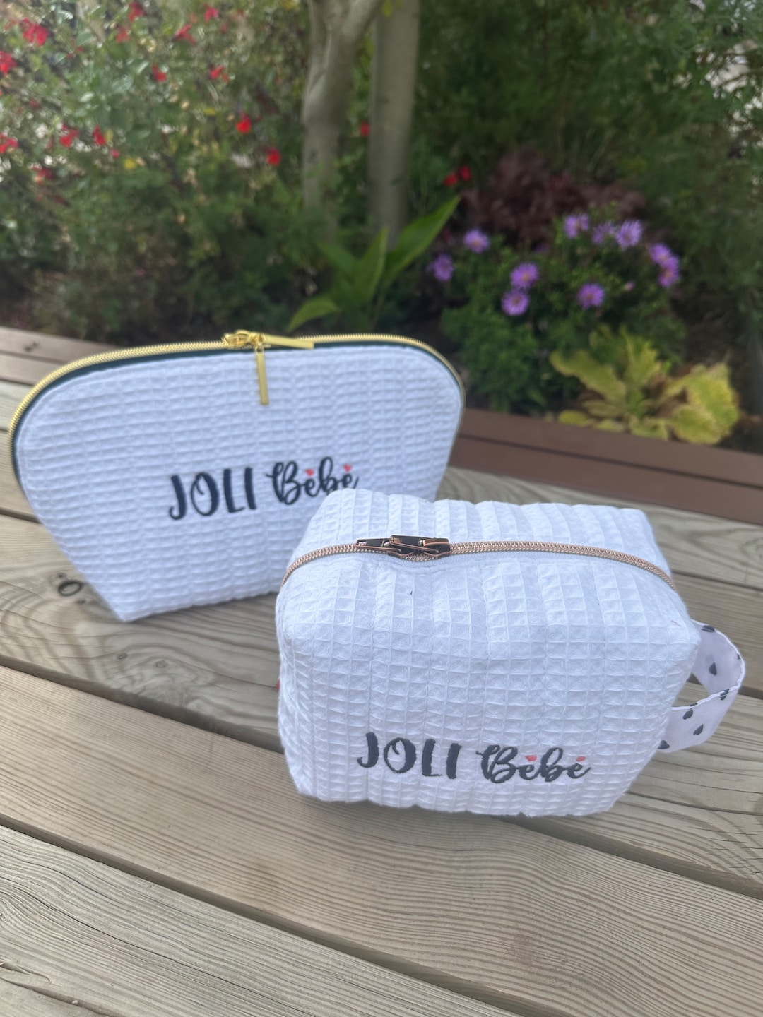 Personalized Cotton Baby Toiletry Bag - Pretty Baby Embroidery - Etsy