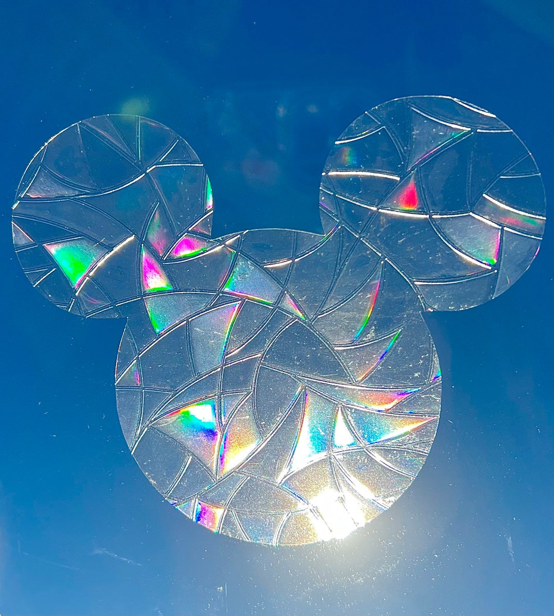 Rainbow Mouse Head Window Clings - Etsy