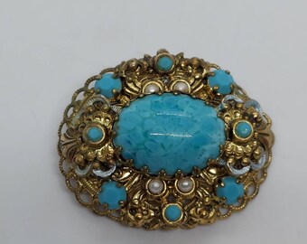W Germany Brooch - Etsy