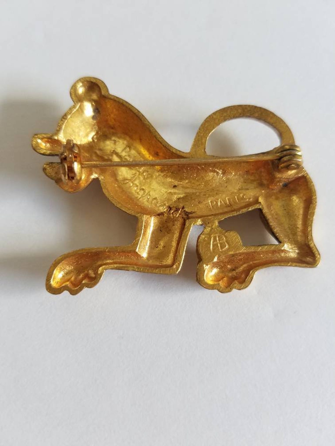 Paule Ingrand for Arthus Bertrand Lion Brooch Paris - Etsy