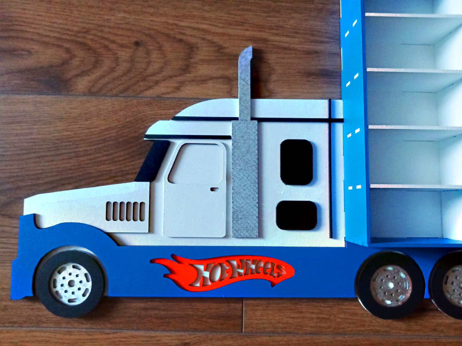 Hot Wheels Display Wall Car Shelf 30 Section Unique Gifts for Kids Car ...