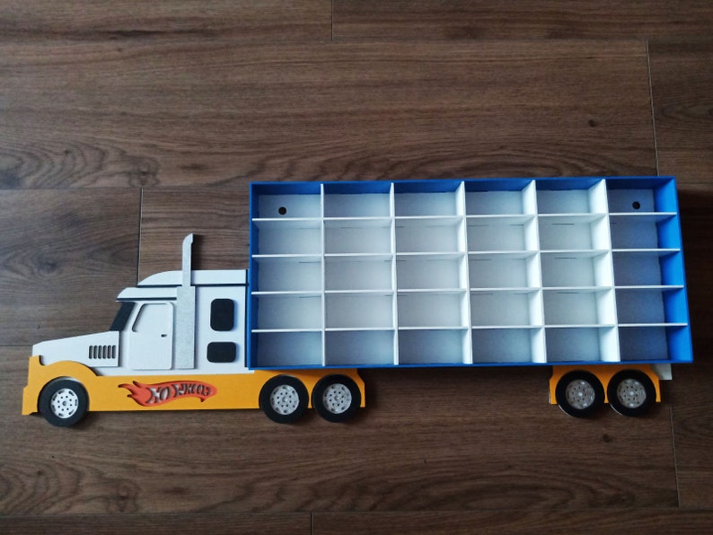 Car Display Shelf Hot Wheels Storage Car Shelf 30 Section Car Lover ...