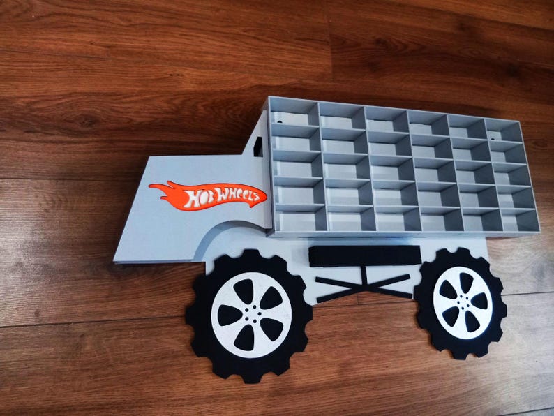 Monster Truck Storage Hot Wheels Storage Car Shelf Display Hot Wheels ...