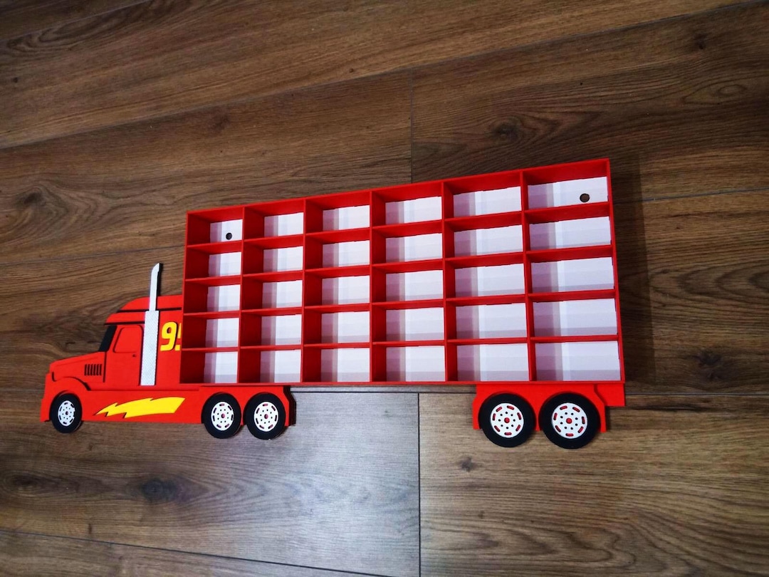Display Truck Car Shelf Storage Mack Truck Cars Car Lover Gift Storage ...