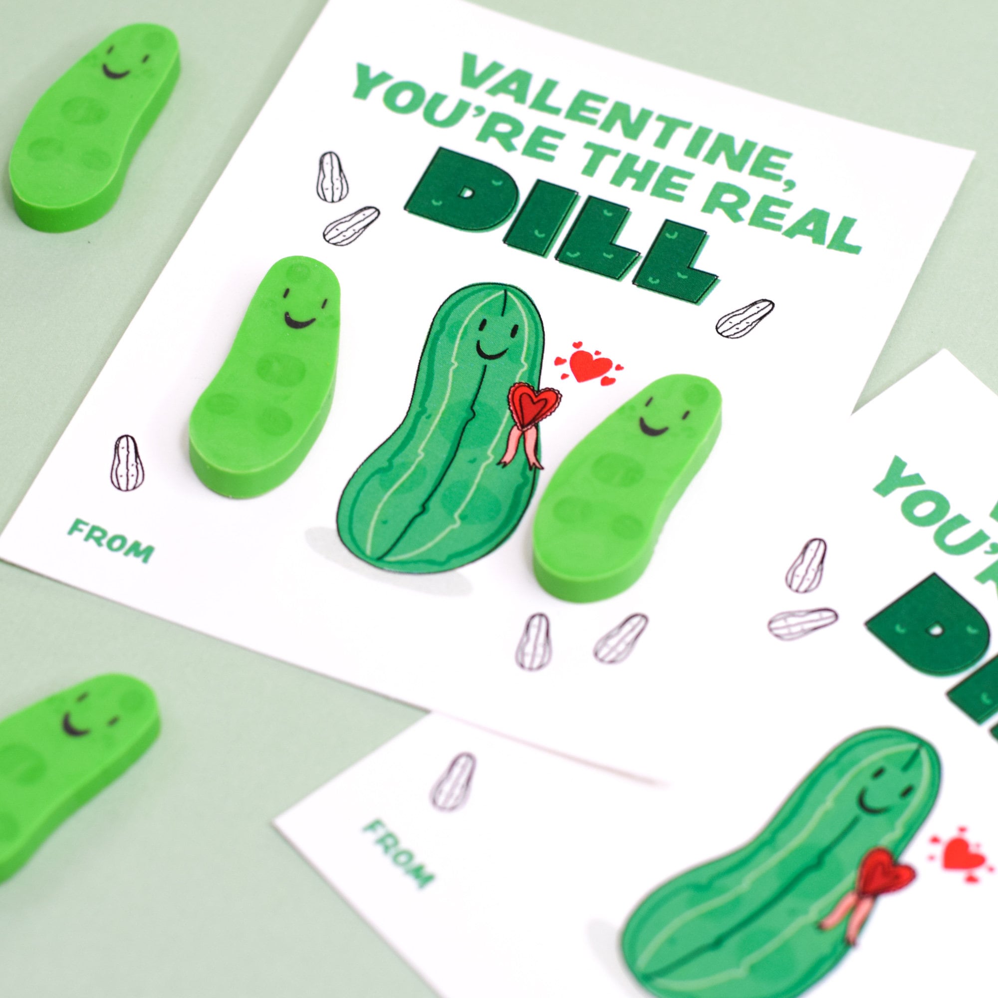 Pickle Valentine Printable - Instant Download - Etsy