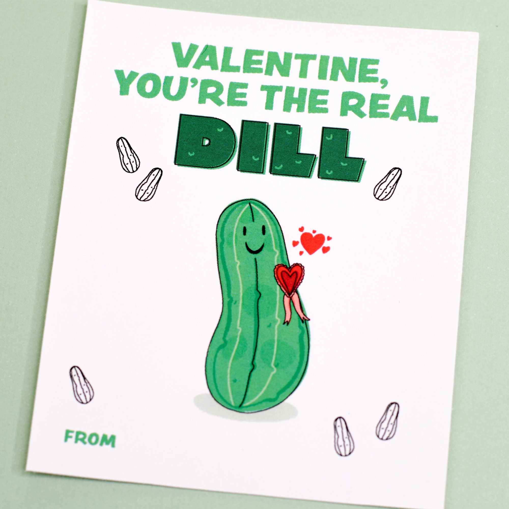 Pickle Valentine Printable - Instant Download - Etsy