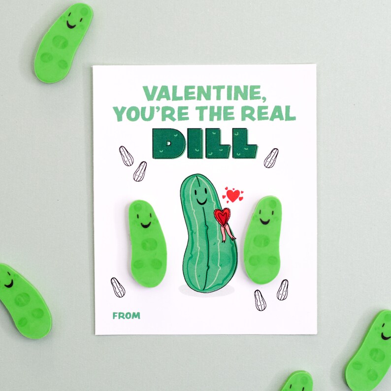 Pickle Valentine Printable - Instant Download - Etsy