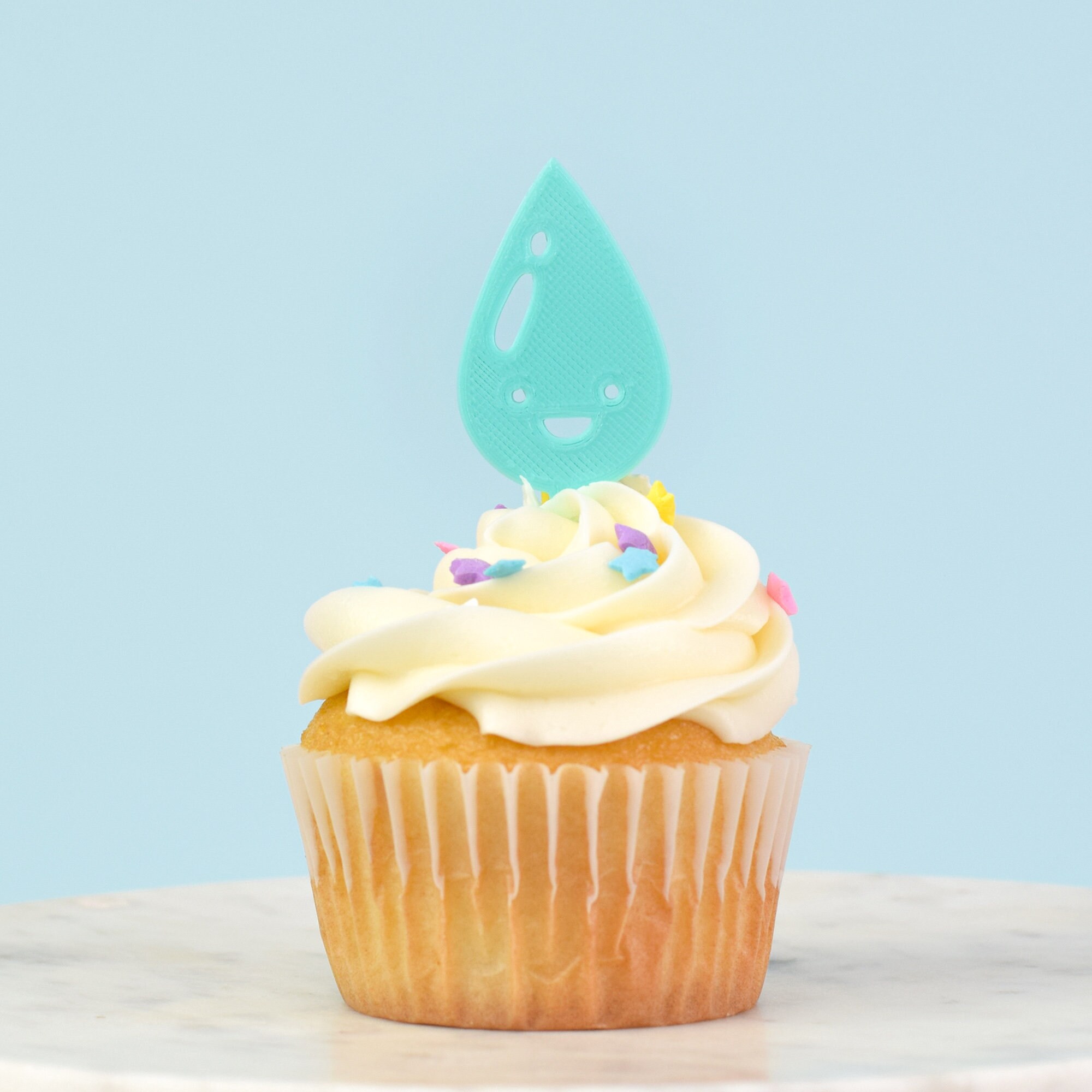 Cute Weather Cupcake Toppers Set of 6 3D Printed Plastic - Etsy