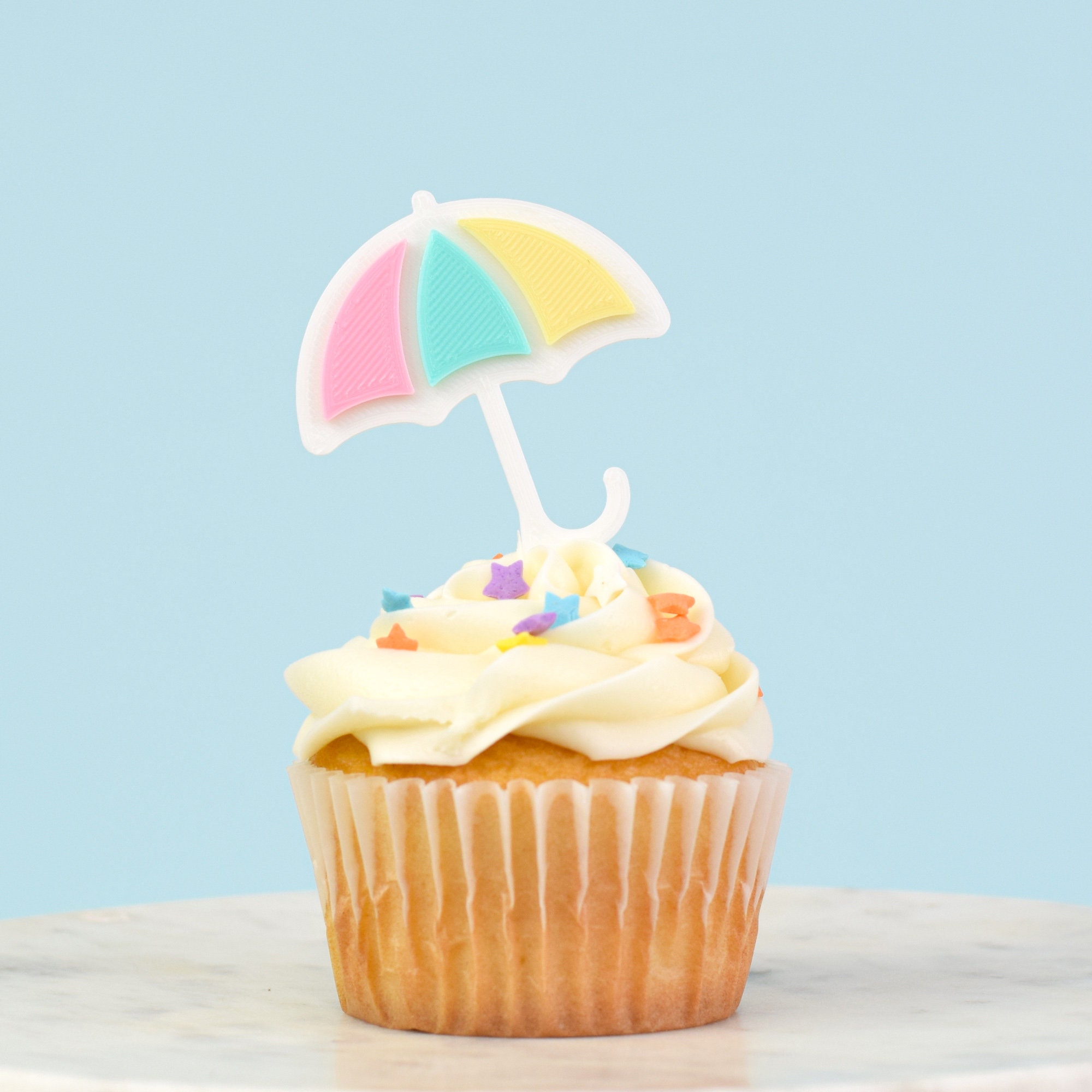 Cute Weather Cupcake Toppers Set of 6 3D Printed Plastic - Etsy
