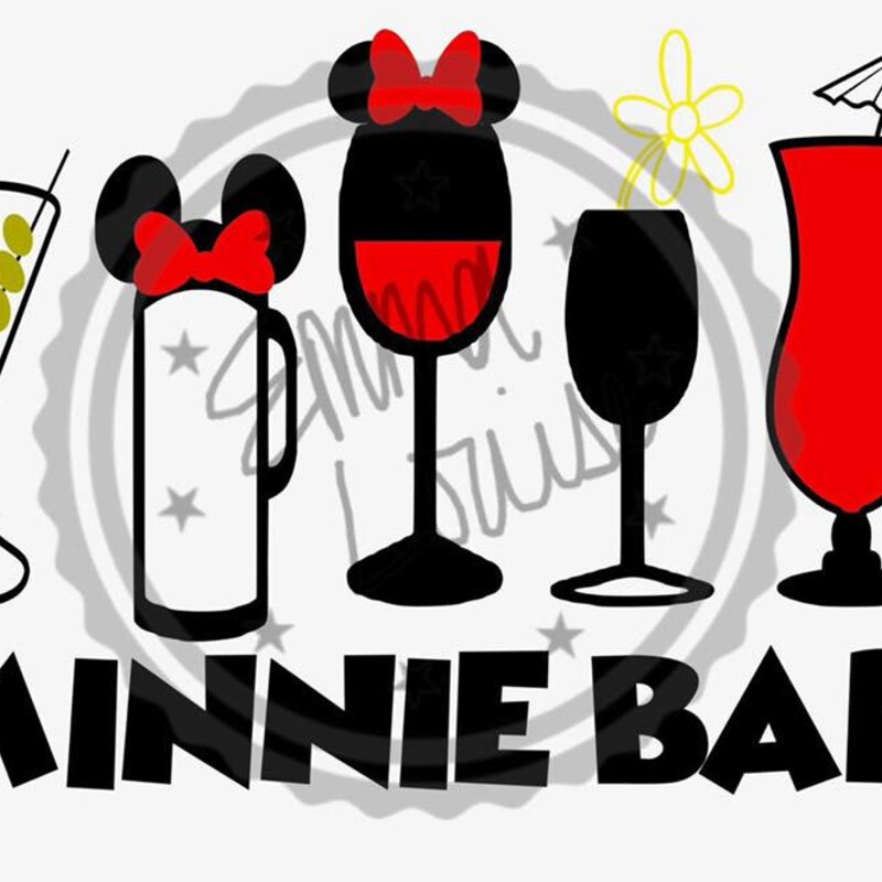 Minnie Bar Svg - Etsy