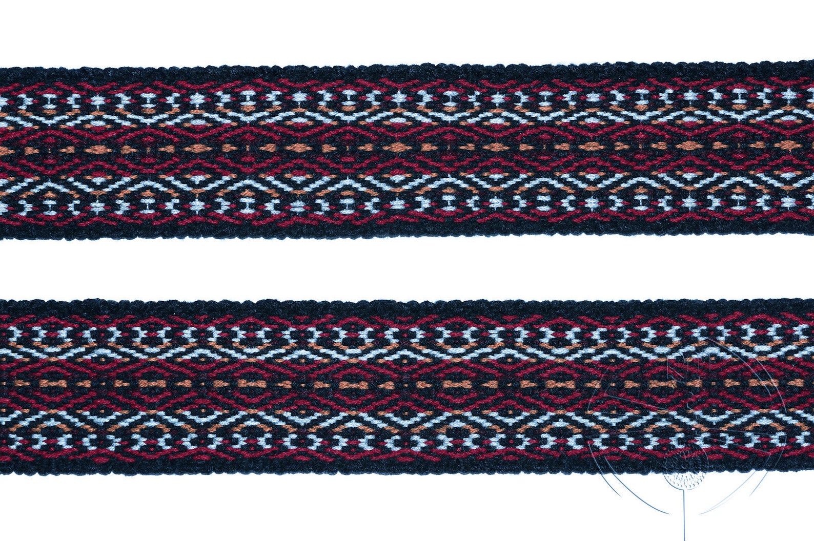 Black Woven Belt Embroidery Belt National Costume Handwoven | Etsy