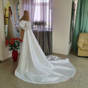 Bicep Mikado Cape With Long Train - Etsy