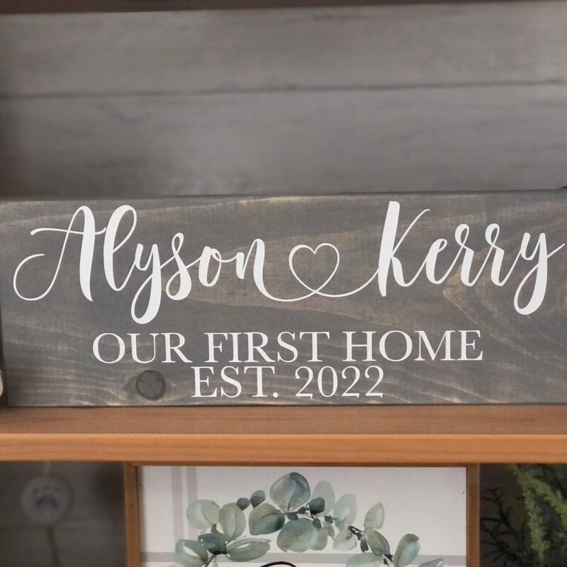 Our First Home - Etsy