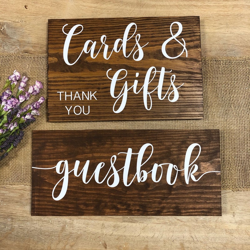 Rustic Wedding Signs - Etsy