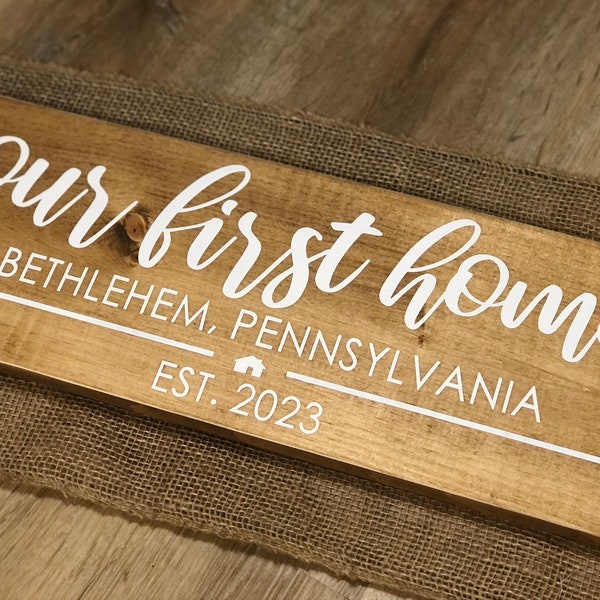 Our First Home - Etsy