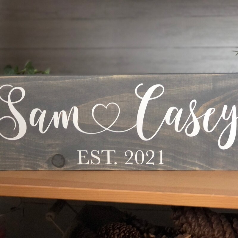 Wedding Established Sign - Etsy