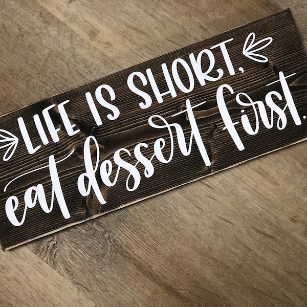 Eat Dessert First - Etsy