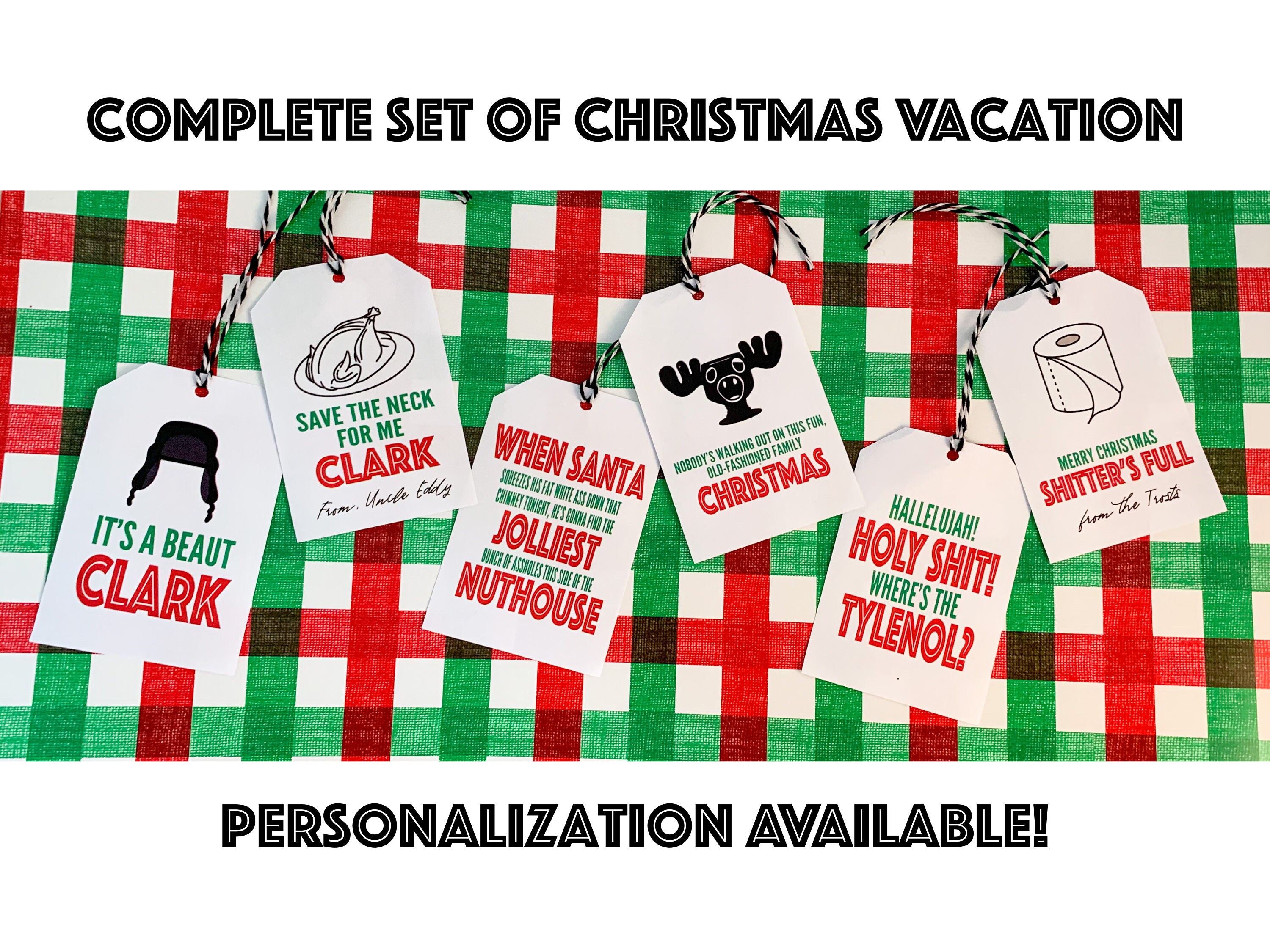Gift Tags, Christmas Gifts, Christmas Vacation Inspired, National ...