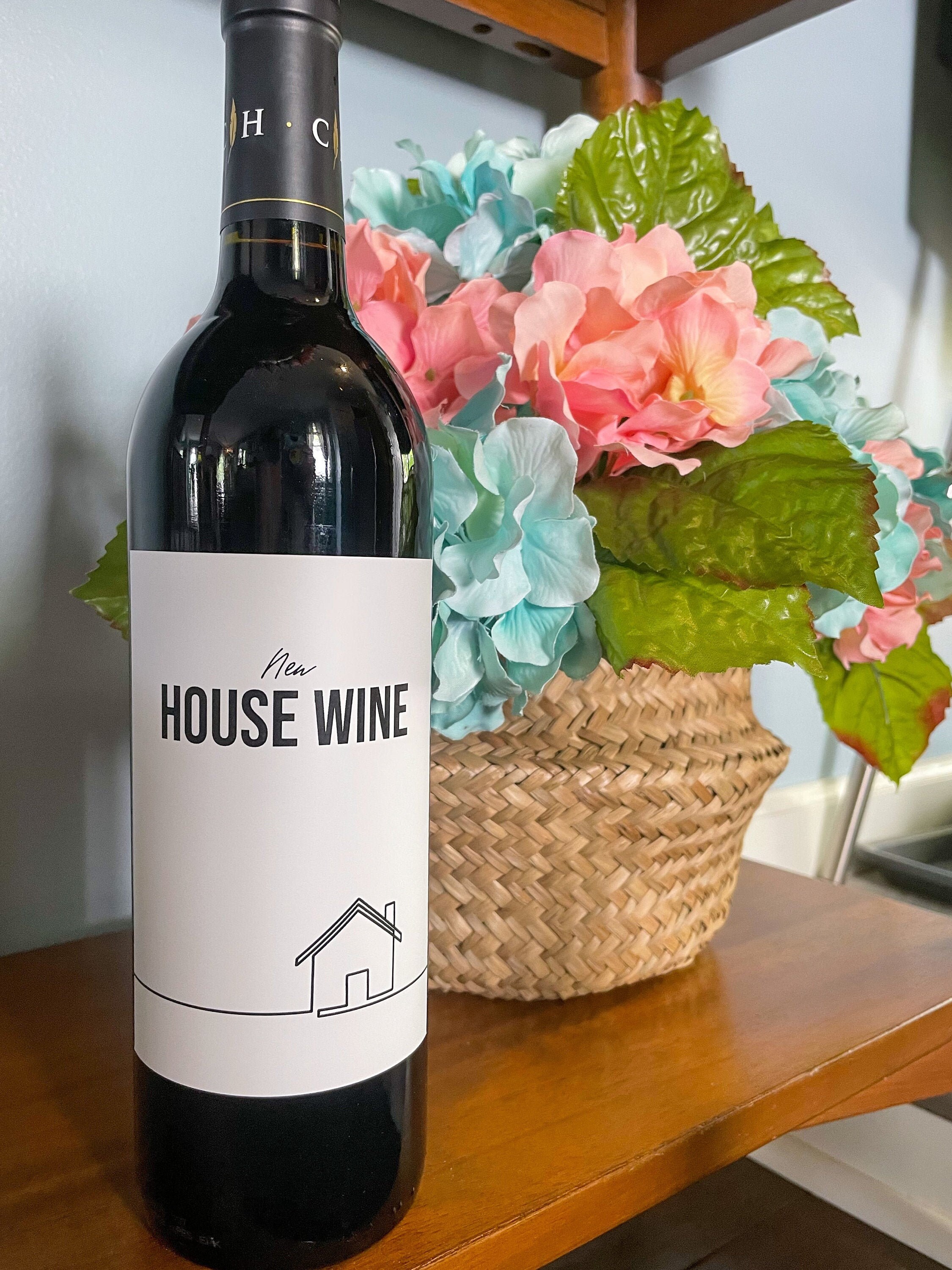 New House Wine, Personalized Wine Label, Realtor Gift - Etsy Canada