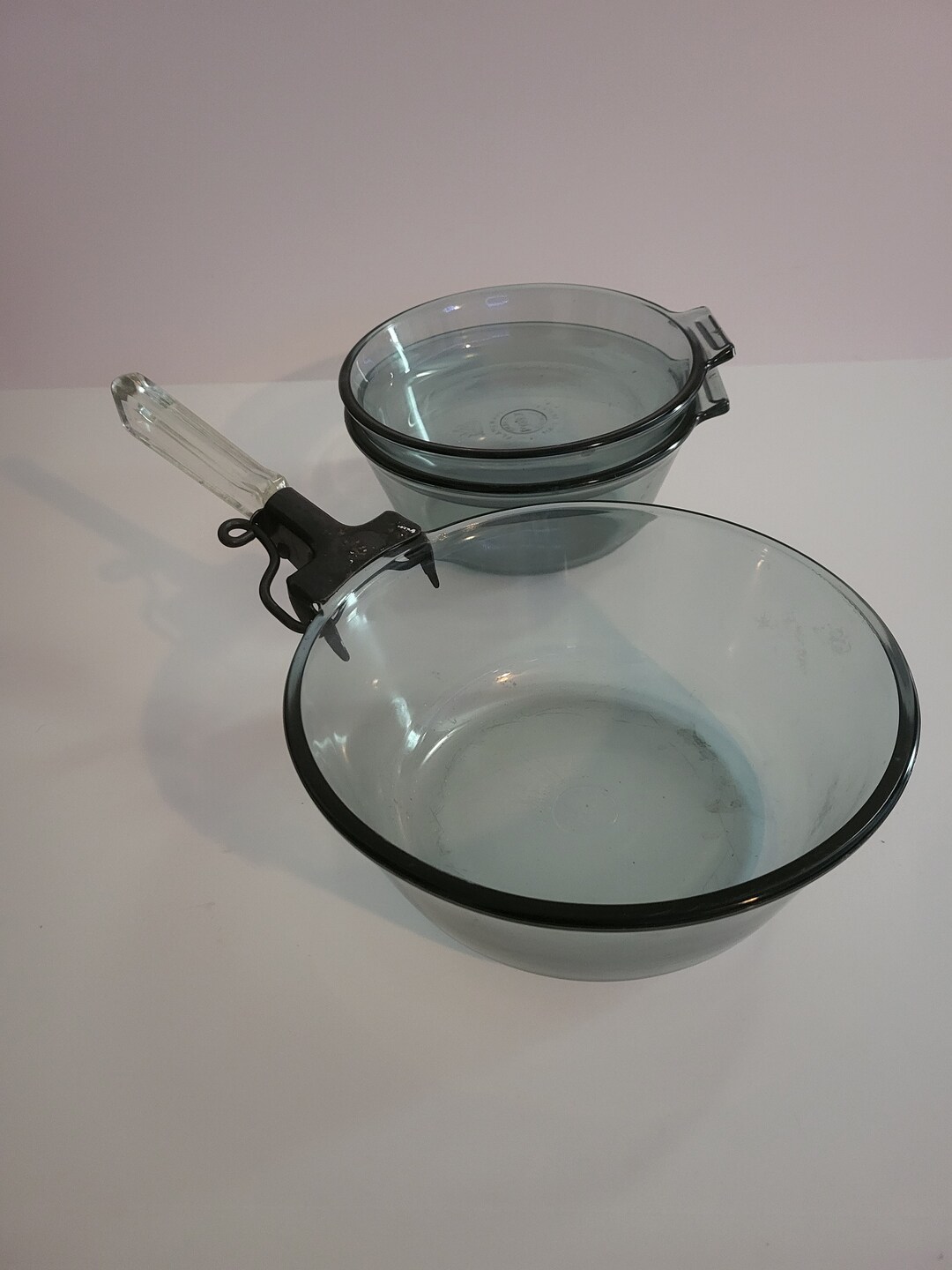 Pyrex Flamewear Glass Baking Dishes / Pans / Glass Detachable Handle ...