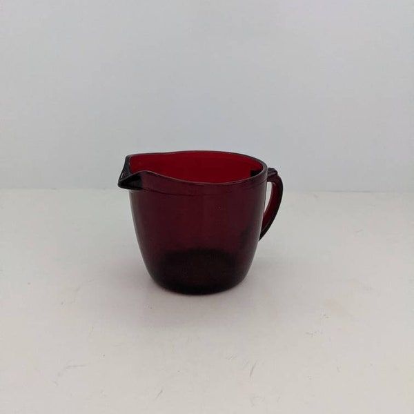 Red Depression Glass - Etsy