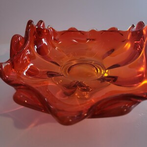 Epic Viking Glass Persimmon / Fire Glass / Double Crimped Low Footed ...