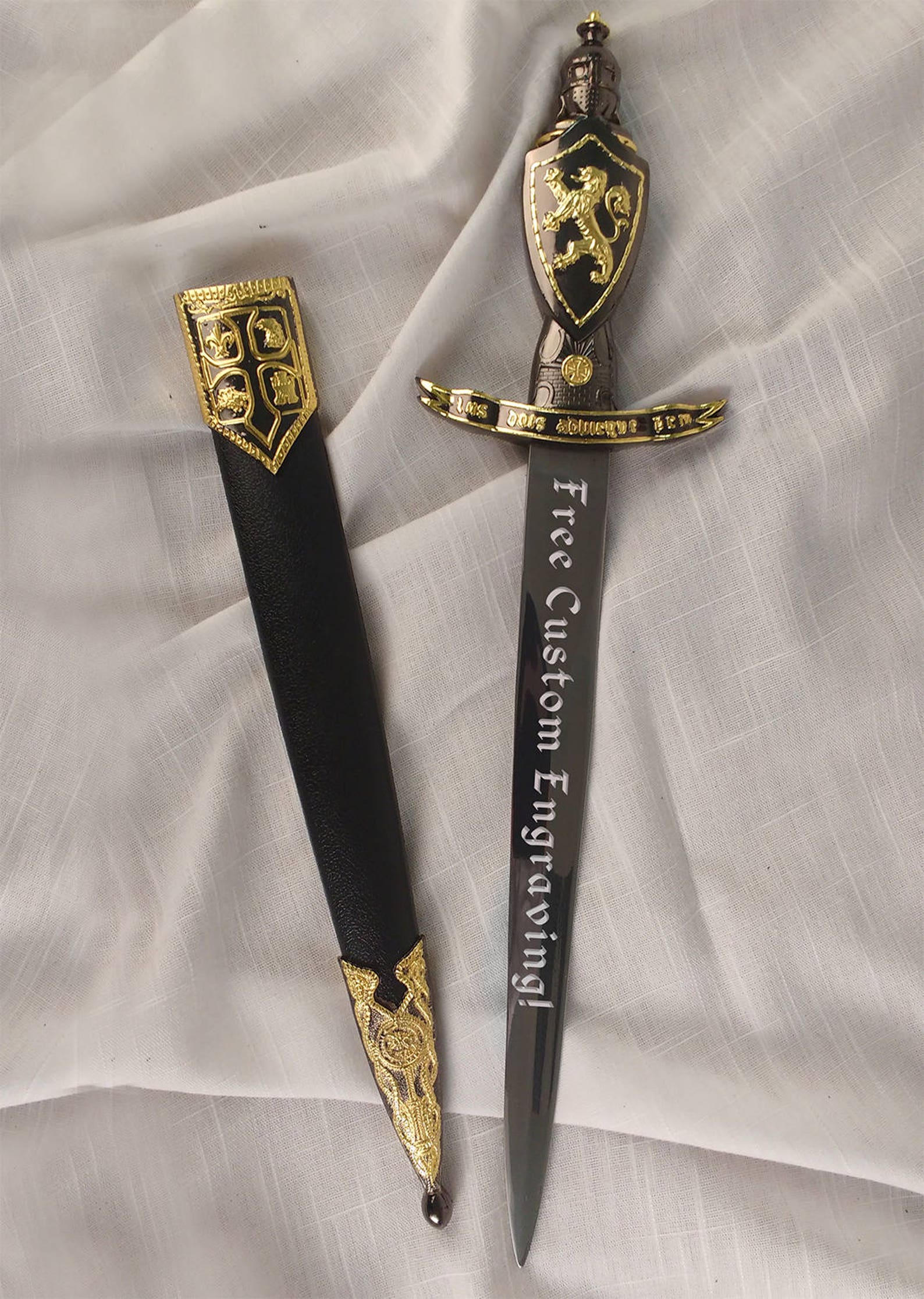 Personalized Lionheart Dagger With Free Engraving - Etsy