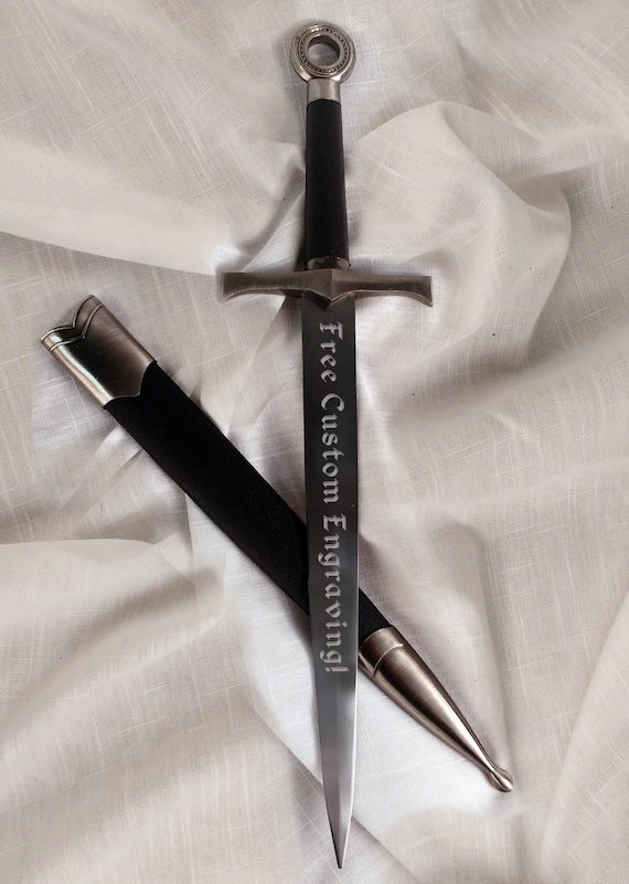 Personalized Medieval Dagger With Free Engraving - Etsy