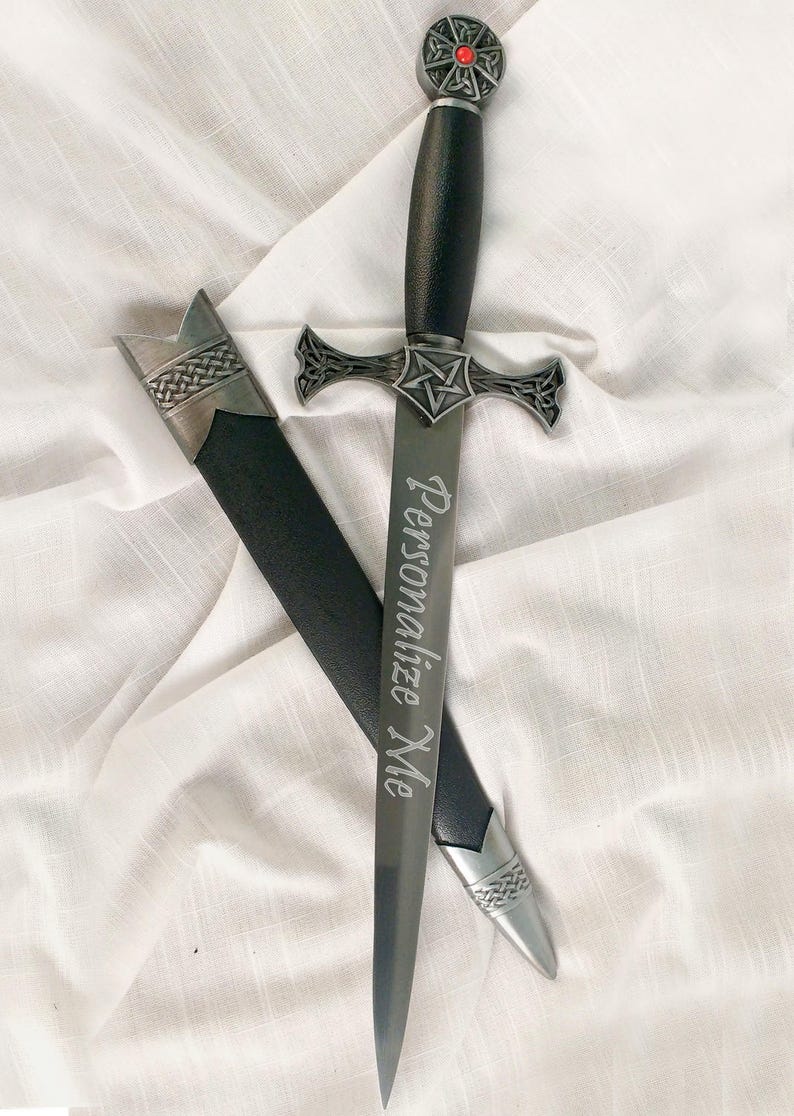 Personalized Celtic Dagger With Free Engraving - Etsy