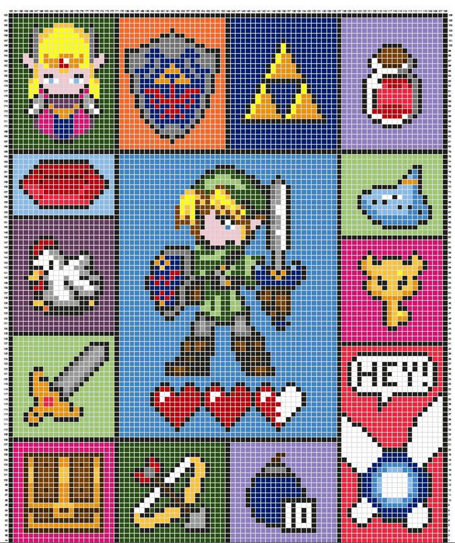 Zelda C2c Crochet Pattern - Chart Only - Etsy