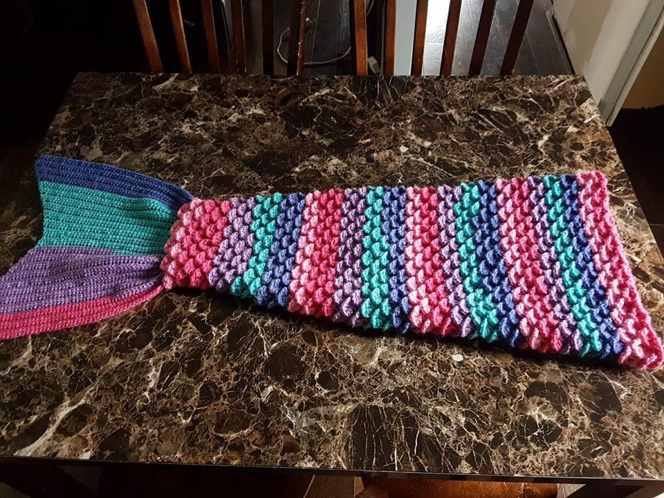 Mermaid Tail Blanket Pattern - Etsy