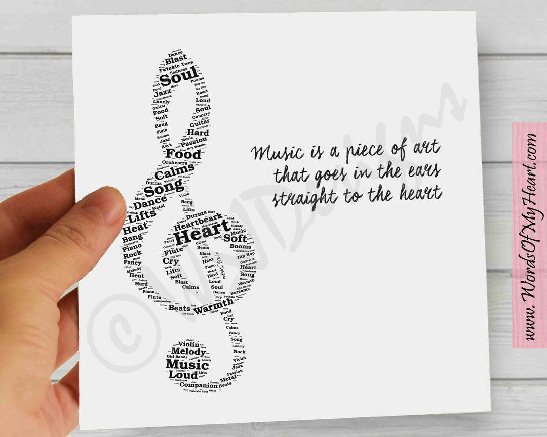 Music Word Art