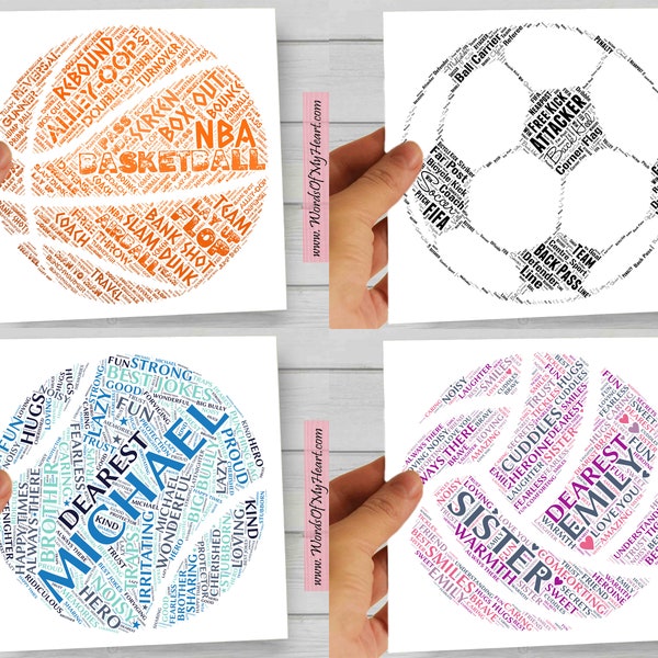 Basketball Word Art - Etsy