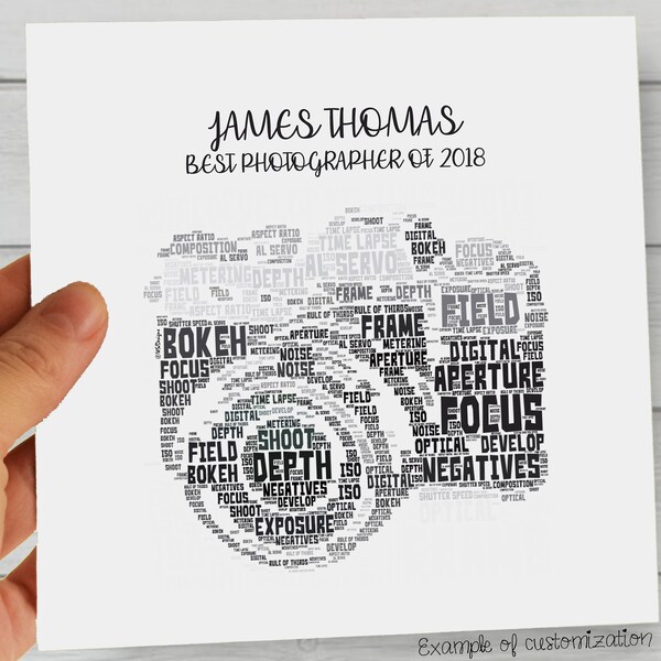 Camera Word Art - Etsy