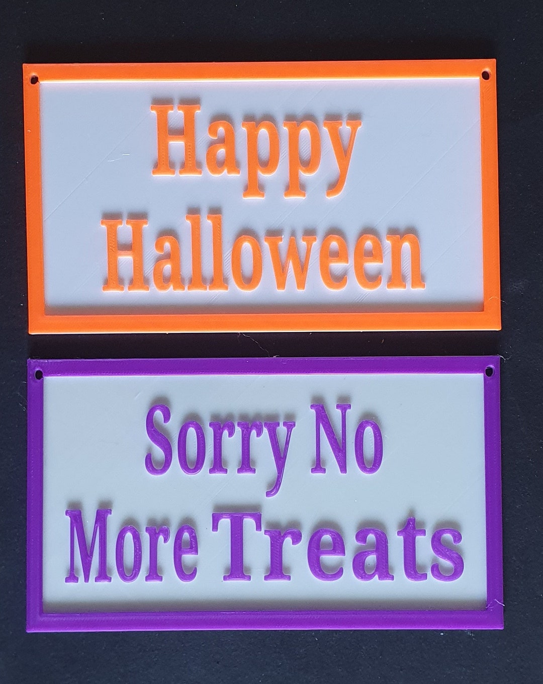 Happy Halloween and Sorry No More Treats Signs. Please Read - Etsy UK