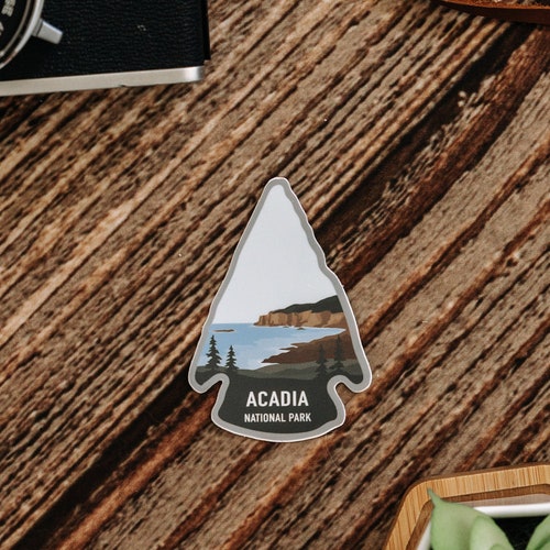 Acadia National Park Vinyl Sticker - Etsy