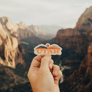 Utah Travel Sticker | UT State Souvenir, Vinyl Die Cut, Decal, Durable ...