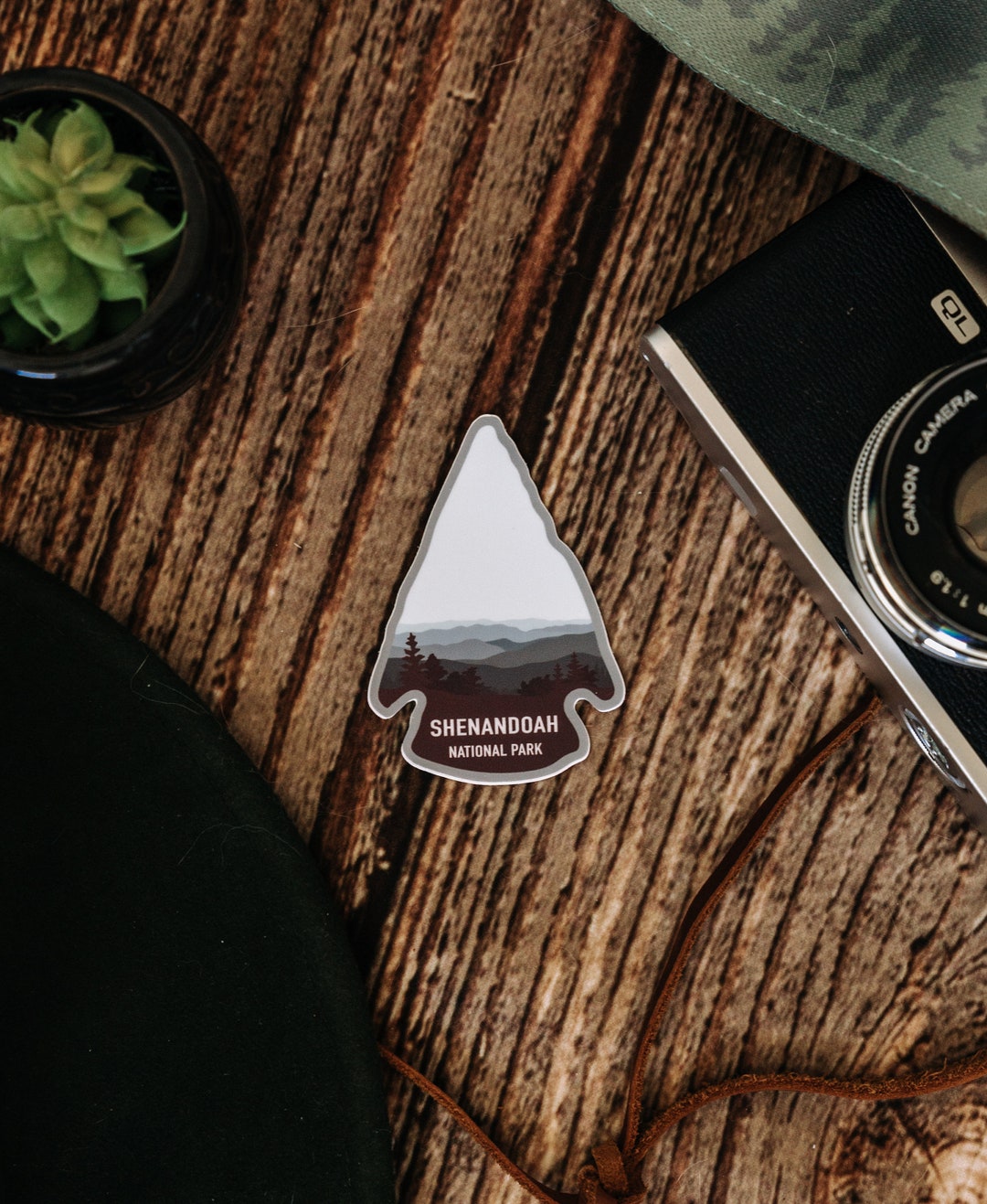 Shenandoah National Park Sticker | Virginia State Souvenir, Arrowhead ...