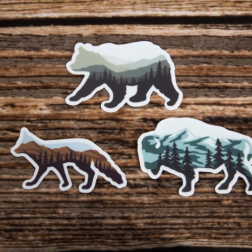 Wildlife Vinyl Decal - Etsy