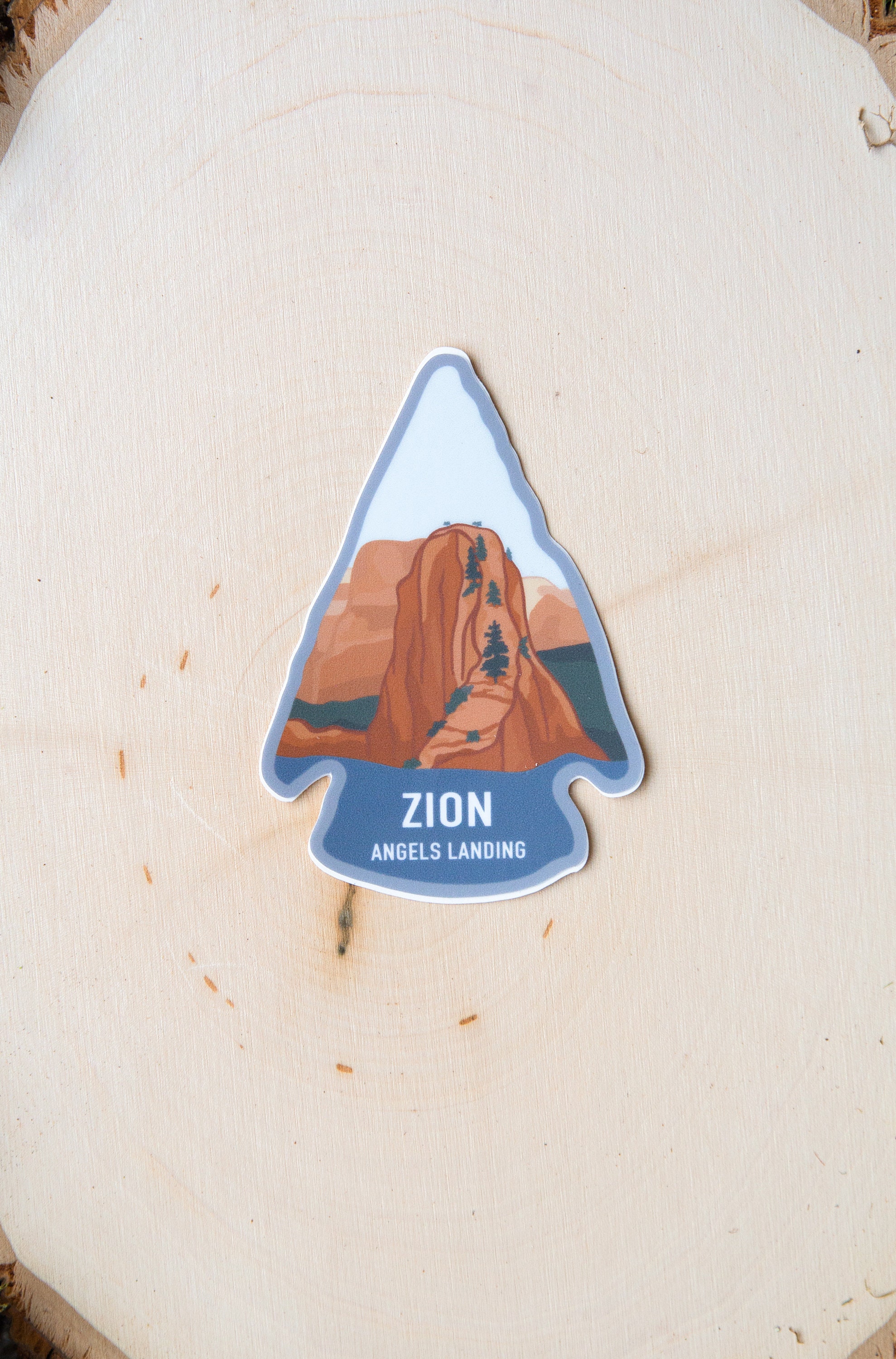 Angels Landing Zion National Park Sticker Utah State - Etsy